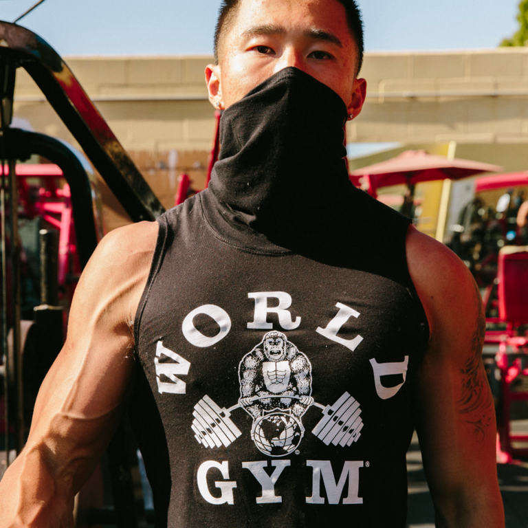 World Gym Special Edition Black Pullover Sleeveless T-Shirt ...